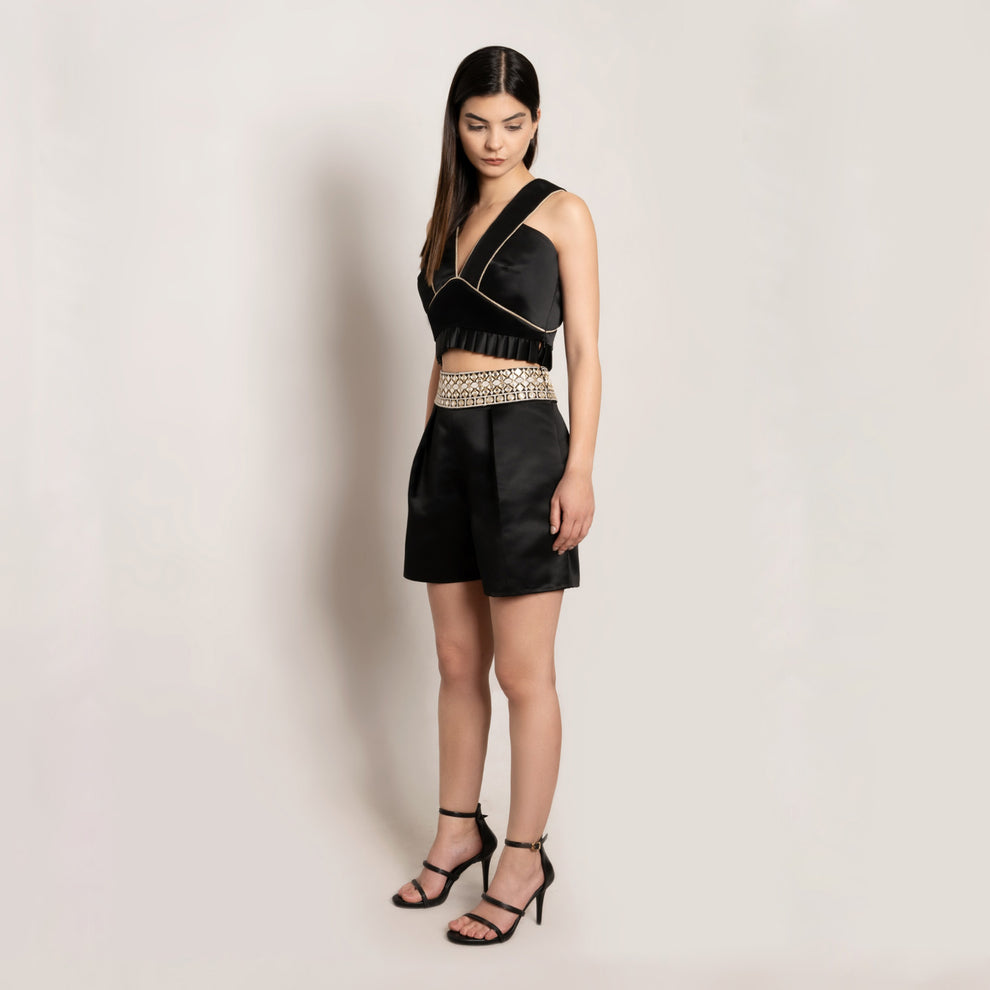 MIRORR MAGIC (TOP & SHORTS, BLACK) – TEHRAN OFFICIAL